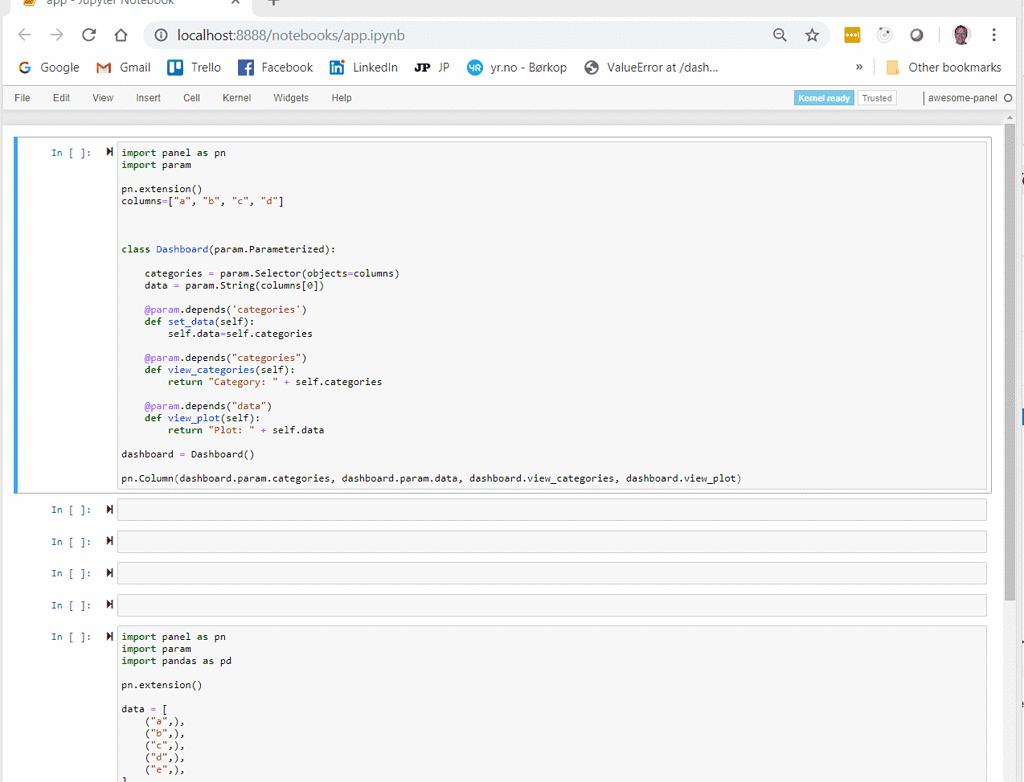 How To Create A Parameterized Dashboard With Seperation Between Data Transforms And Data Views