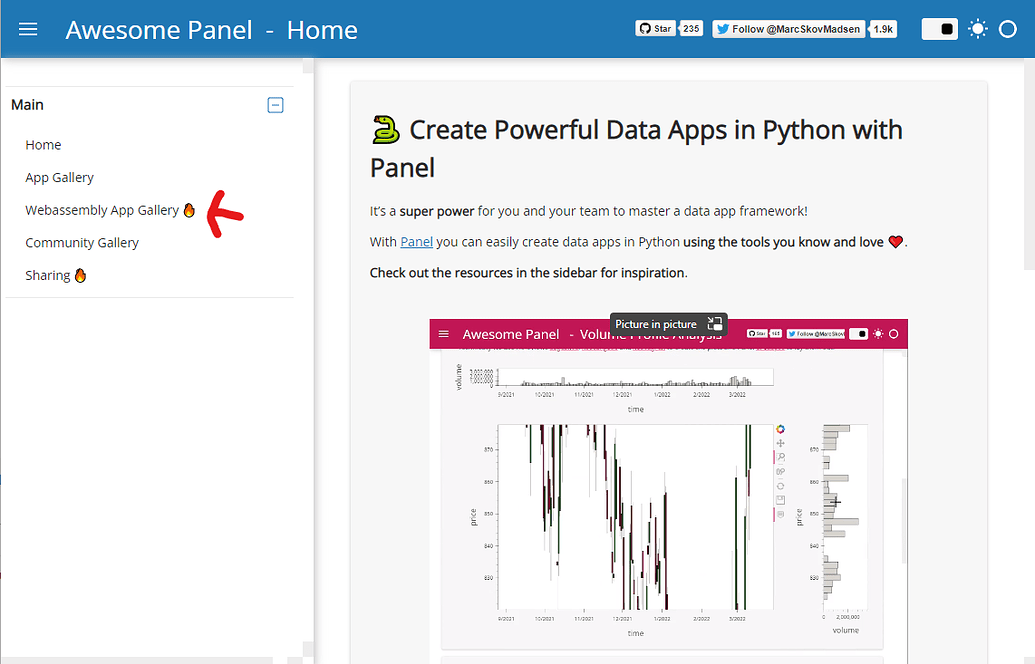 How to deploy a Panel visualization dashboard to GitHub pages ...
