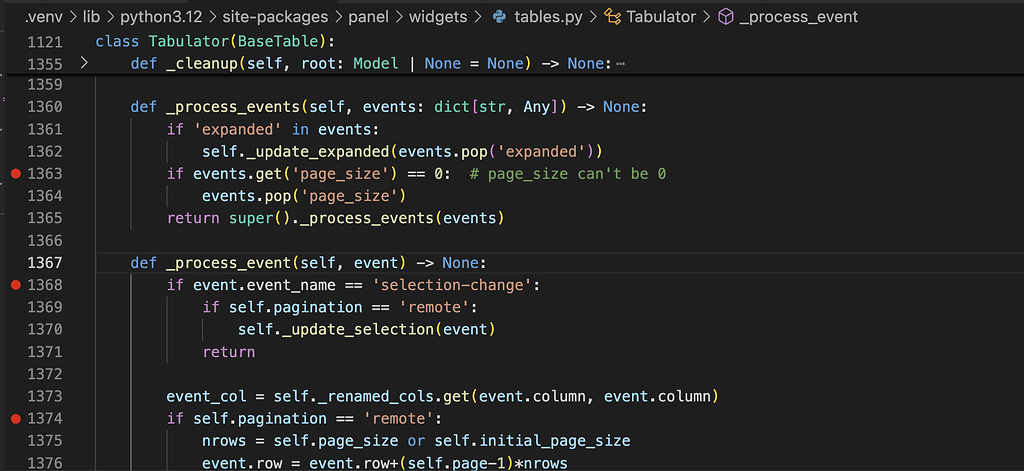 Tabulator pageSizeSelector works with local and not remote (minimum example) - Panel - HoloViz ...