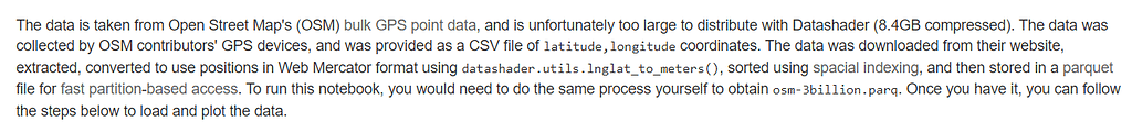 How to generate data for osm-3billion example - Datashader - HoloViz Discourse
