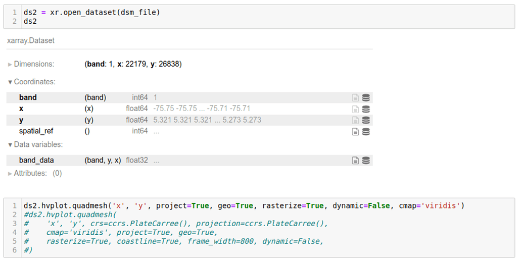Hvplot with datashader - replicate tutorial example with larger dataset ...