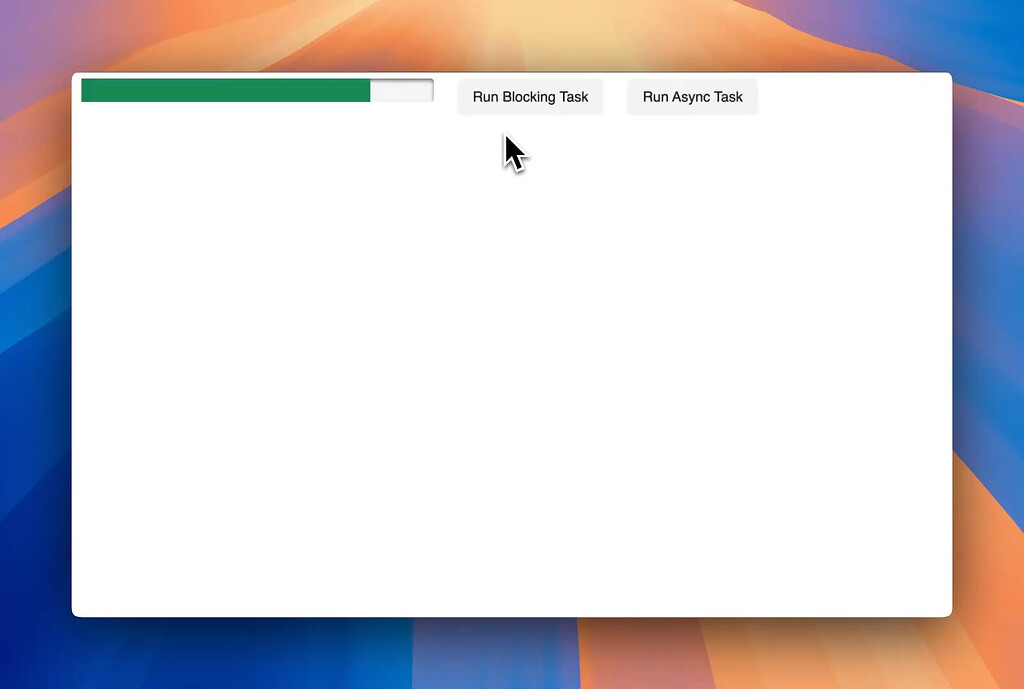 Visual indicator to check if app is blocking main thread - Showcase ...