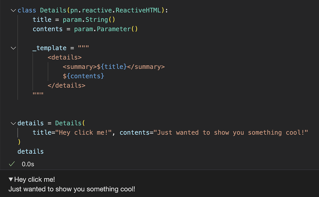 Build your own custom components with ReactiveHTML - Showcase - HoloViz Discourse