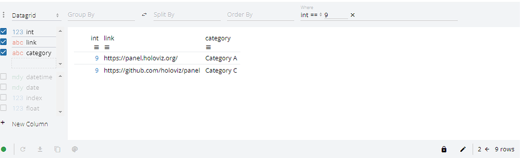 Get filtered data from Perspective - Panel - HoloViz Discourse