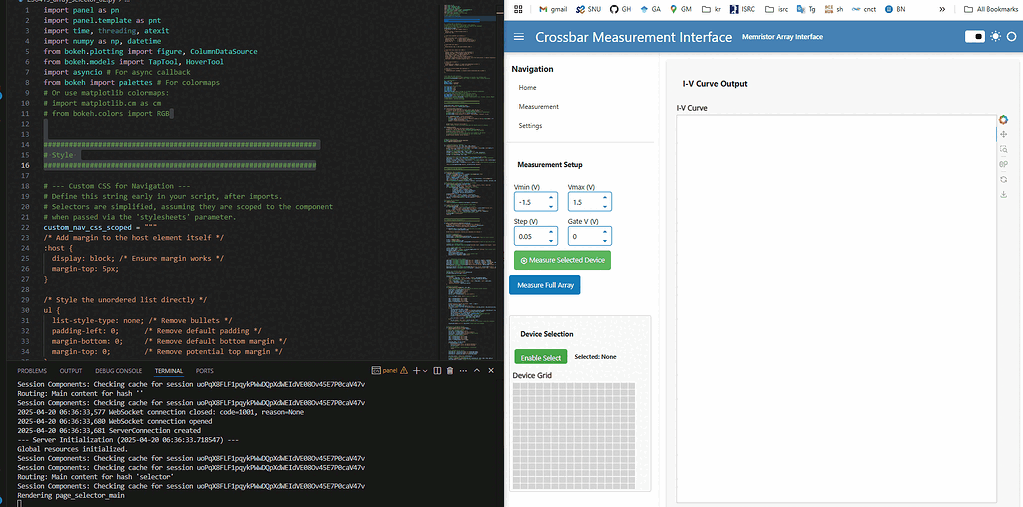 Globar resources, dynamic routing and session management with Gemini - Showcase - HoloViz Discourse