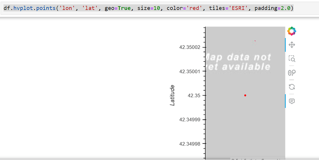 Setting padding in hvplot when using tiles - hvPlot - HoloViz Discourse
