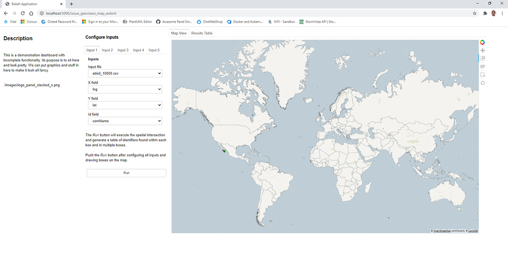 How to set Geoviews map extent programmatically in Panel dashboard ...