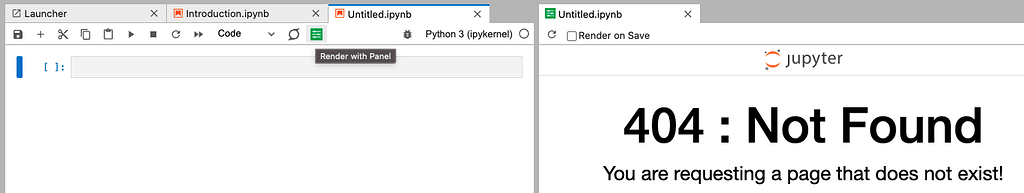 What does the render with panel jupyter lab button do? - Panel ... What does the render with panel jupyter lab button do? - Panel ...
