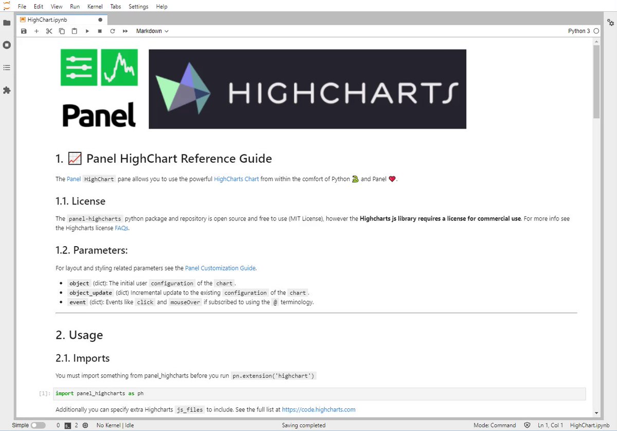 Panel HighCharts - Showcase - HoloViz Discourse